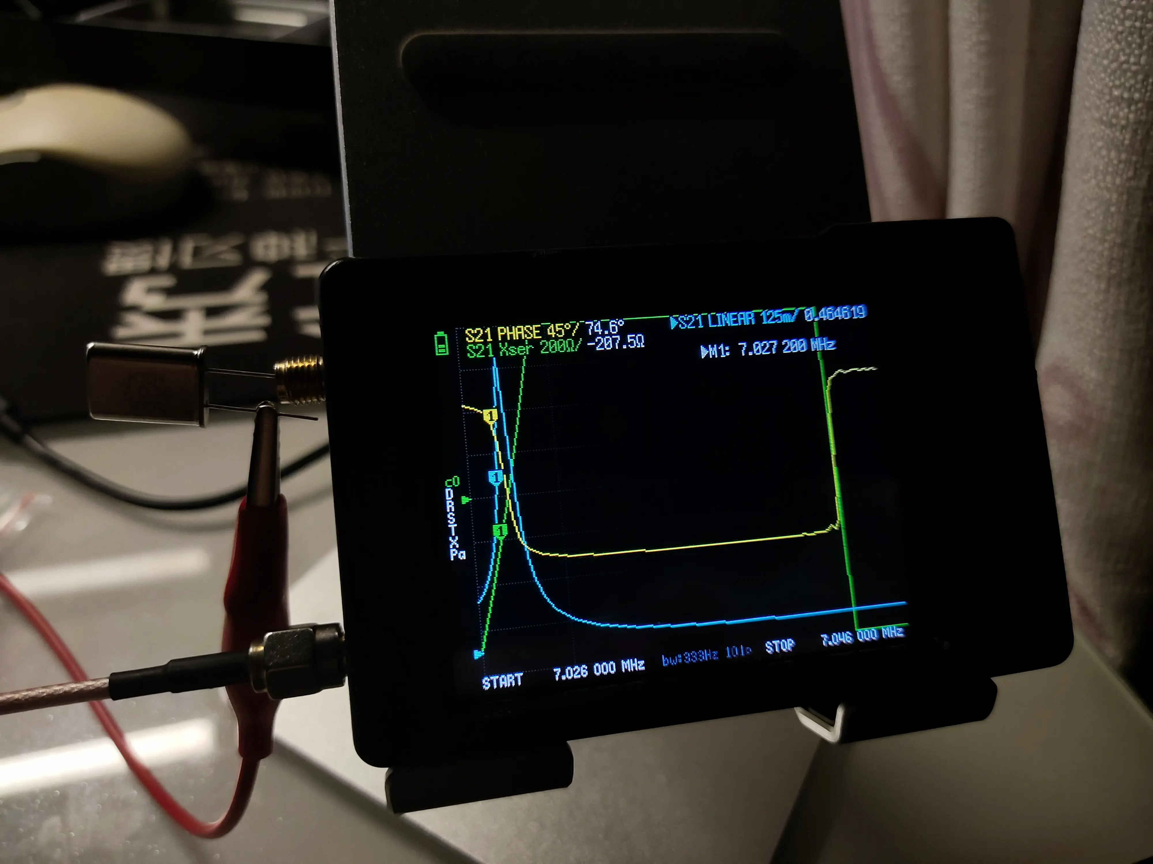NanoVNA 测量晶振参数随笔 - NatureWind Blog